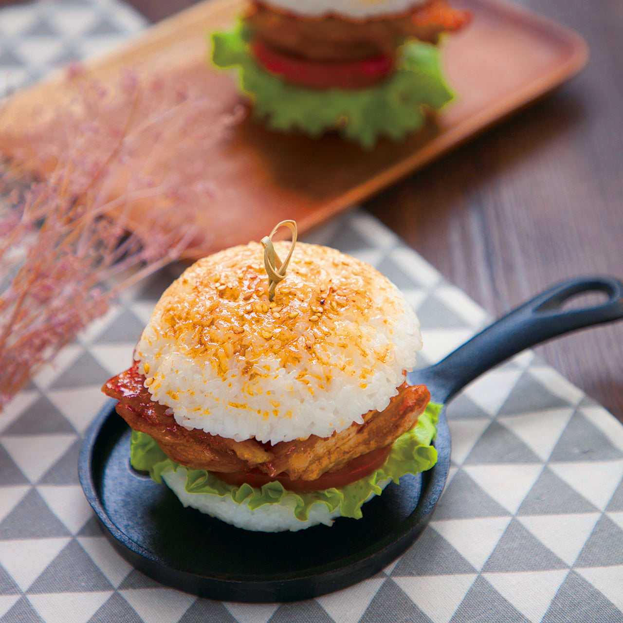 Roasted Chicken Rice Burger – Ace Kitchen Ltd