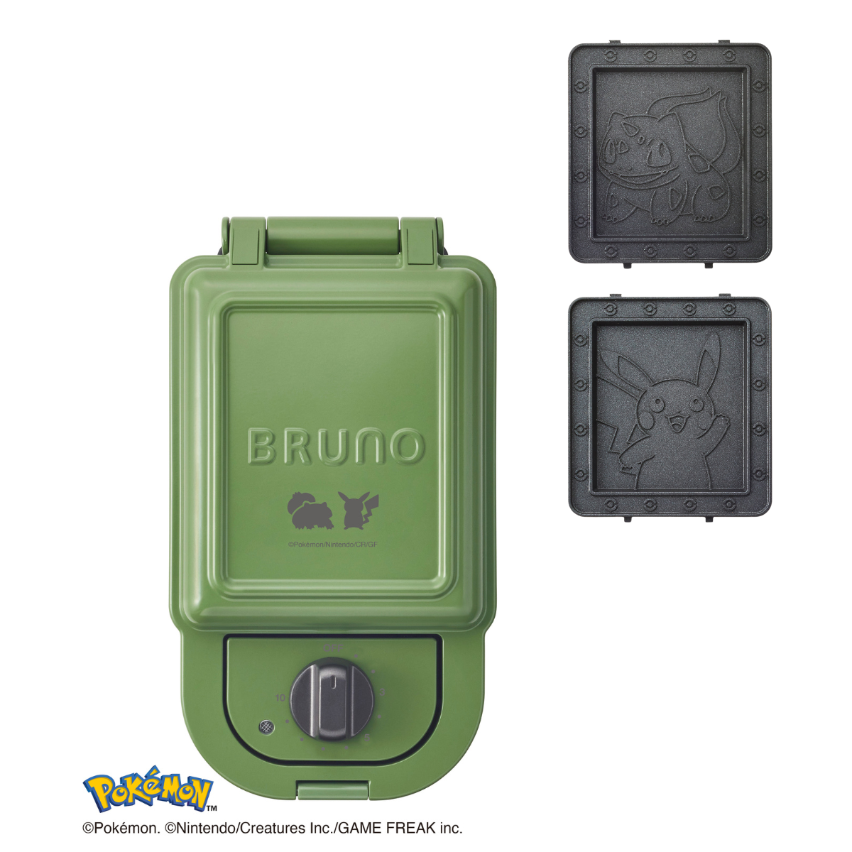 Pokémon 限定單片三文治機 - 綠色 BOE131-GR – Ace Kitchen Ltd
